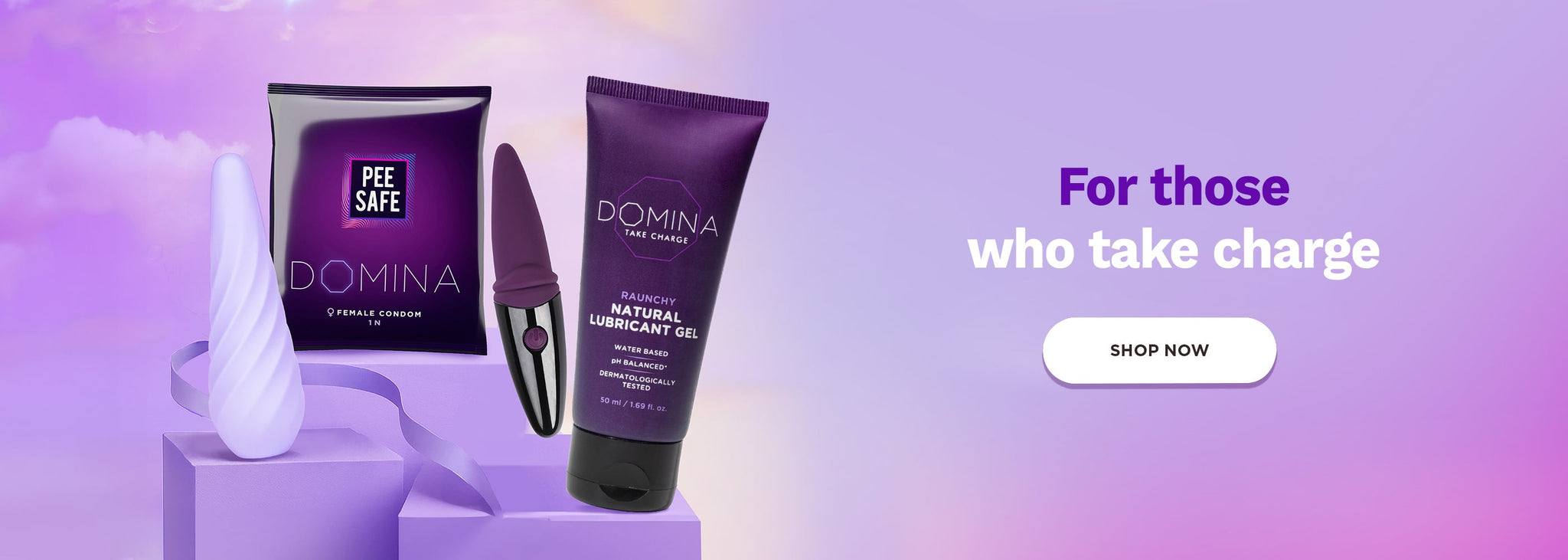 Domina by Pee Safe - Female Condoms, Body Massagers, Lubes & Pregnancy ...